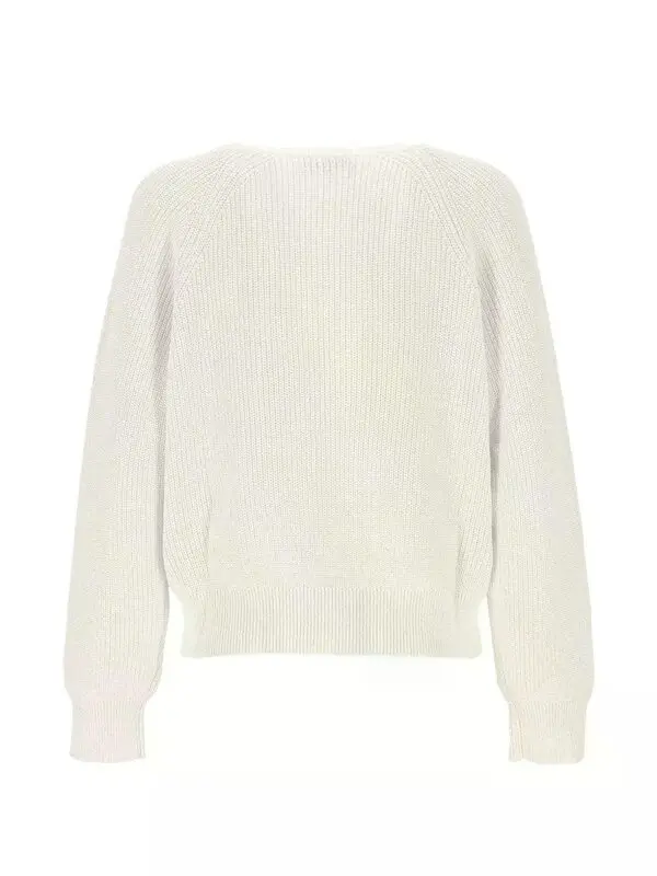 ECOALF Ribbed-knit Raglan-sleeve Sweater