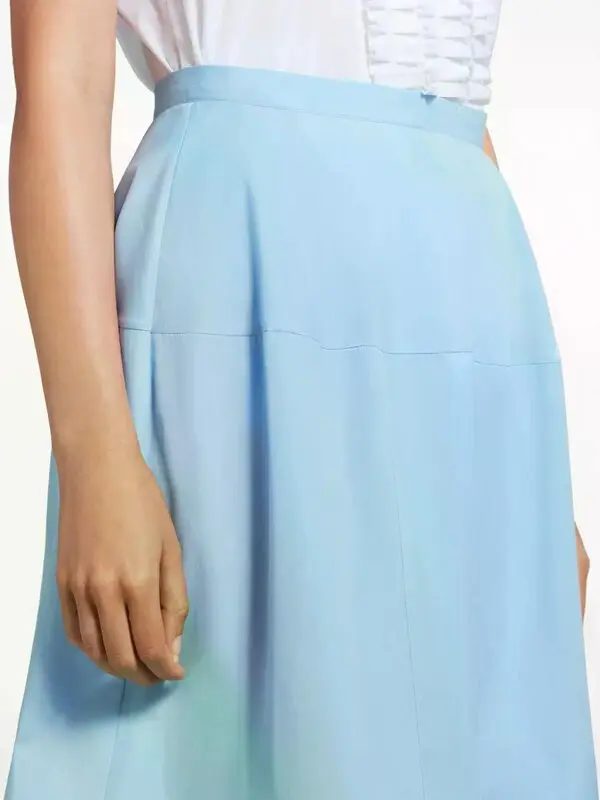 Marni Micro-pleated A-line Midi Skirt