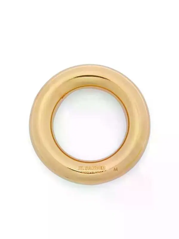 JIL SANDER Logo-engraved Band Ring