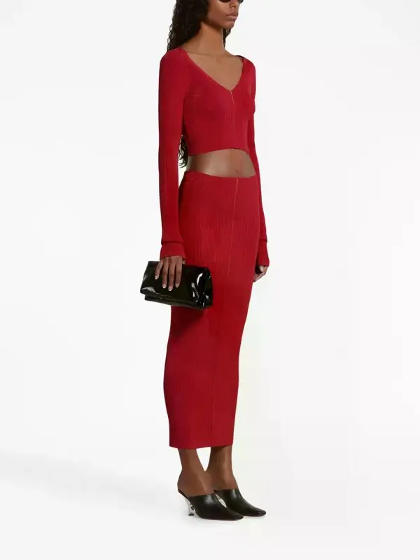 Marni Ribbed Pencil Skirt