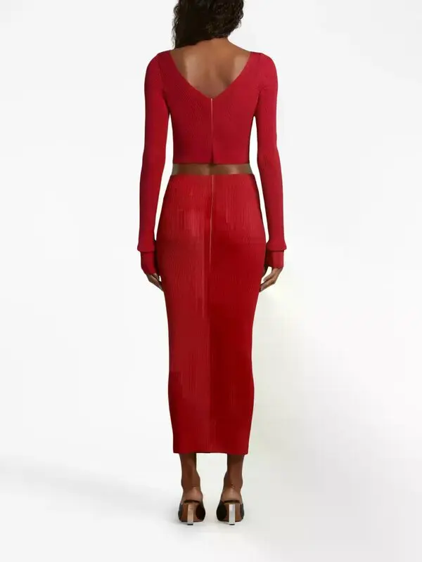 Marni Ribbed Pencil Skirt