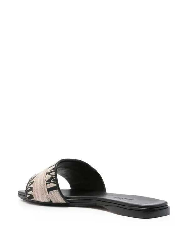 Max Mara Logo Jacquard Sandals