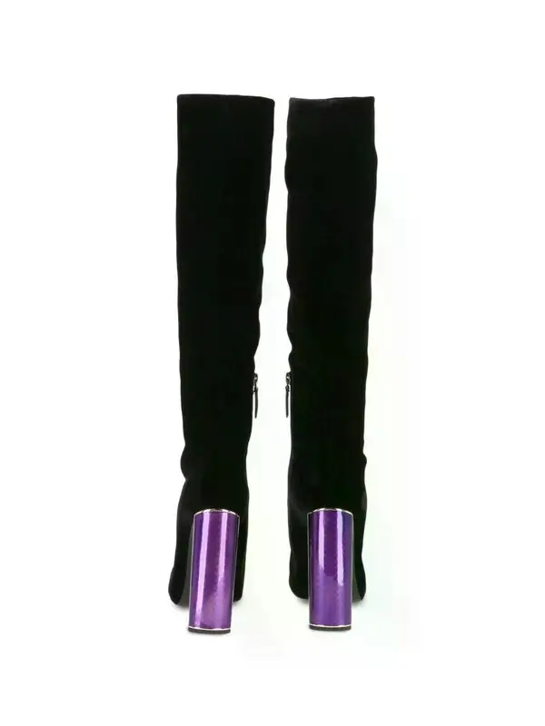 TOM FORD Beaded-toe Block-heel Boots