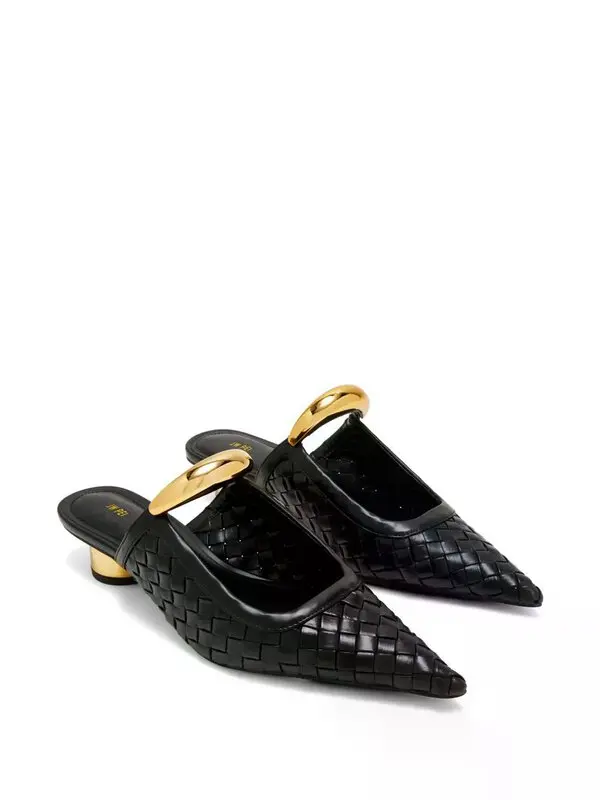 Jw Pei Woven Design Sculptural Detail Mules