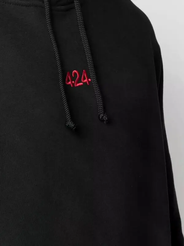 424 Logo-embroidered Hoodie