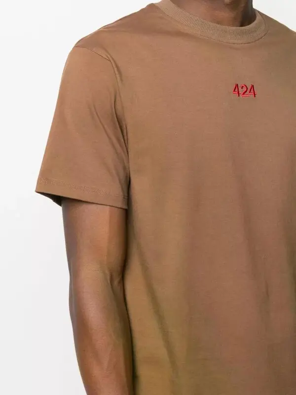 424 Embroidered Micro Logo T-shirt