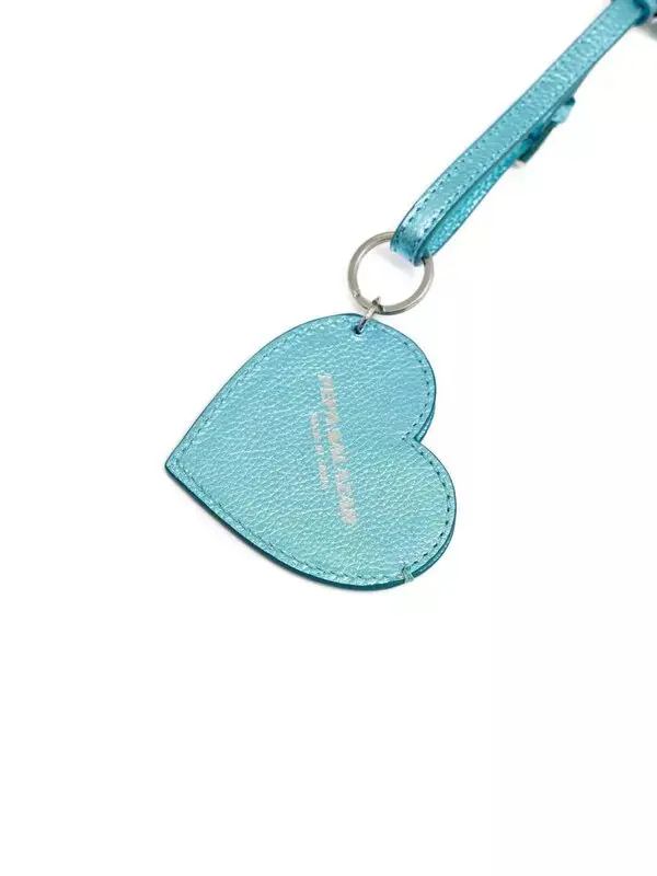PEPA SALAZAR Metallic-effect Heart-shape Bag Charm