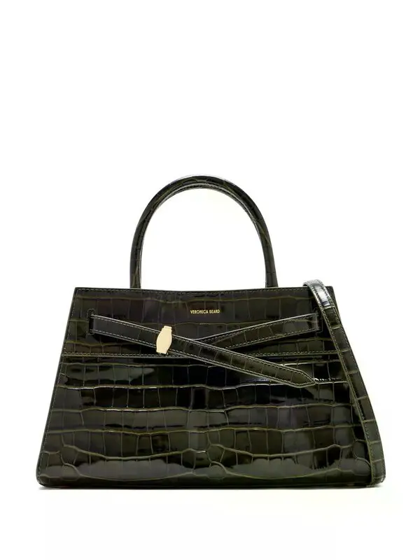 Veronica Beard Dash Leather Shoulder Bag