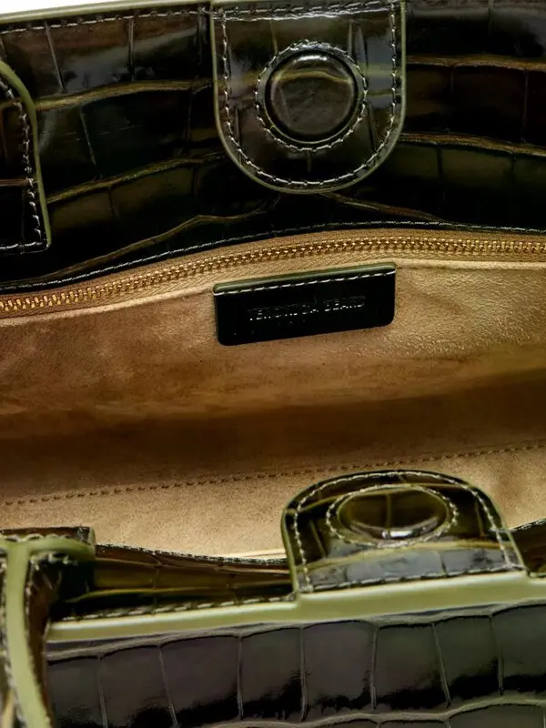 Veronica Beard Dash Leather Shoulder Bag