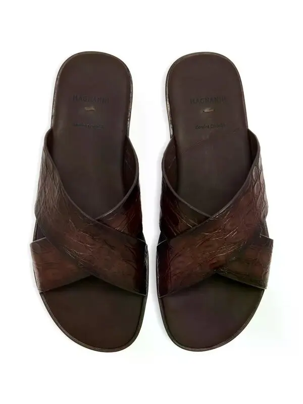 Magnanni Criss-cross Leather Sandals