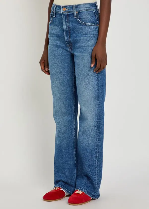MOTHER The Bookie Sneak Straight-leg Denim Jeans