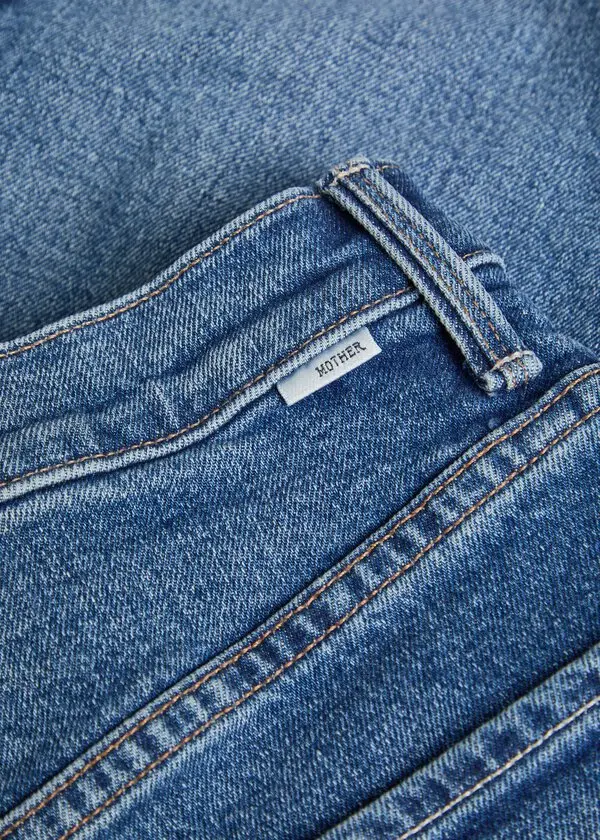 MOTHER The Bookie Sneak Straight-leg Denim Jeans