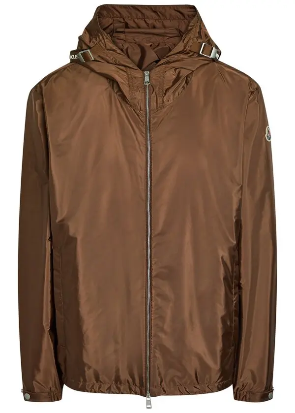 Moncler Remoray Hooded Nylon Jacket - Brown