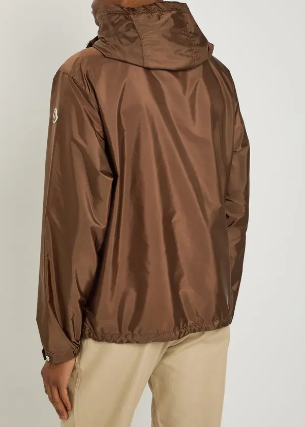 Moncler Remoray Hooded Nylon Jacket - Brown