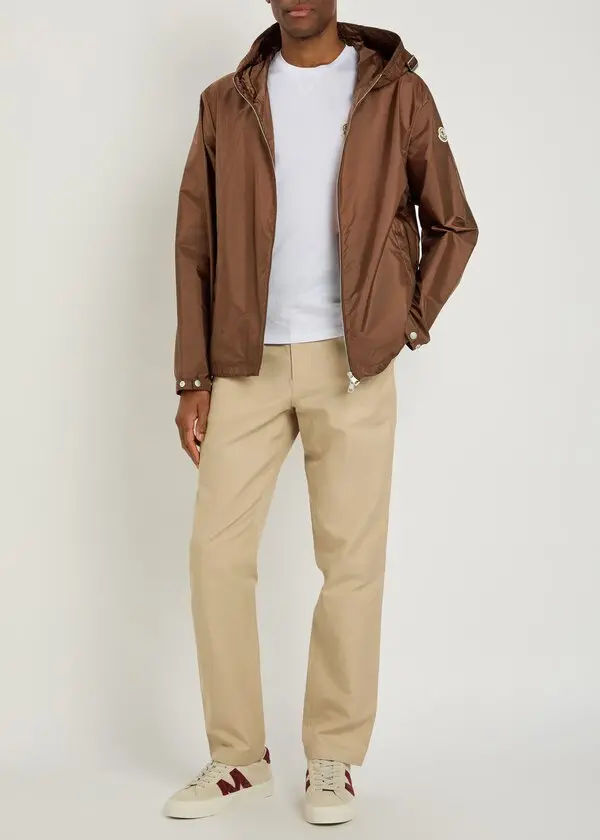 Moncler Remoray Hooded Nylon Jacket - Brown