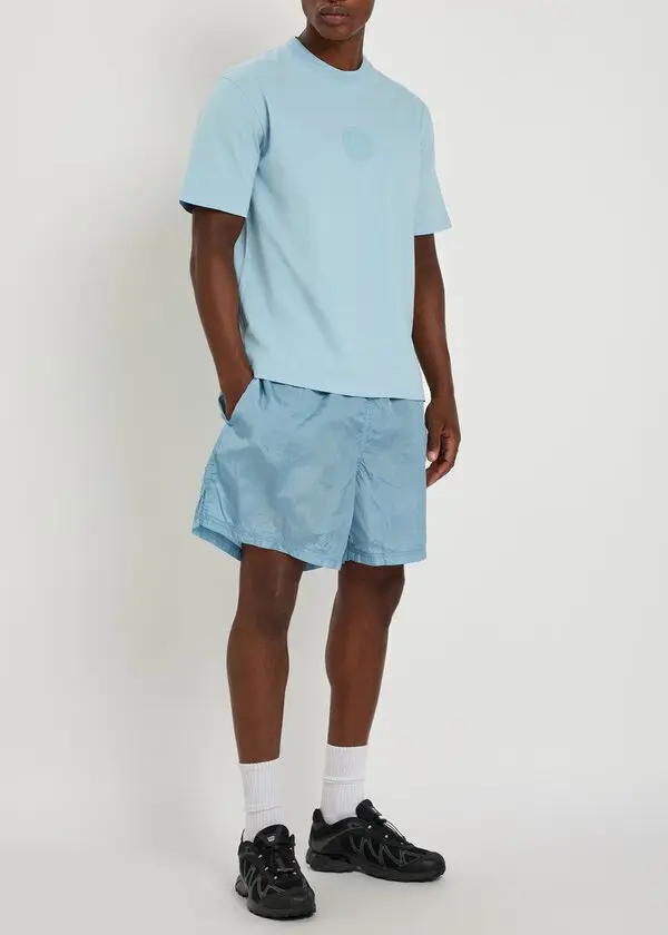 Stone Island Camo-print Nylon Swim Shorts