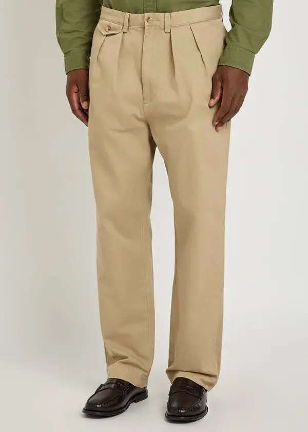 Polo Ralph Lauren Tapered-leg Twill Trousers - Khaki