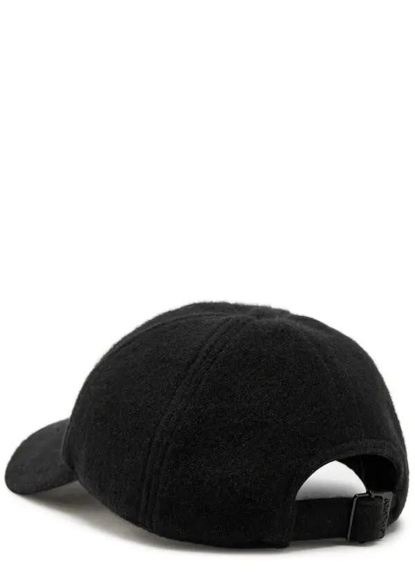 Saint Laurent Logo-embroidered Cashmere Cap