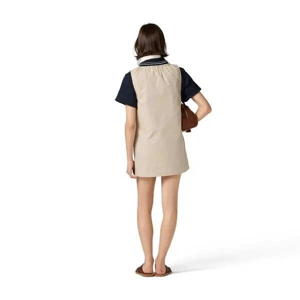 Miu Miu Panama Cotton A-line Dress