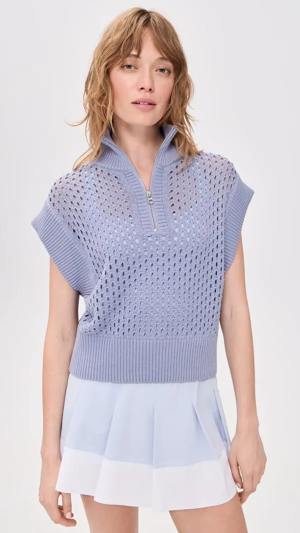 Varley Gaines Half Zip Knit Top