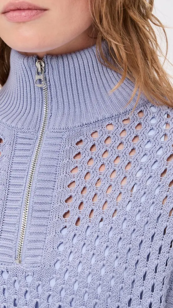 Varley Gaines Half Zip Knit Top