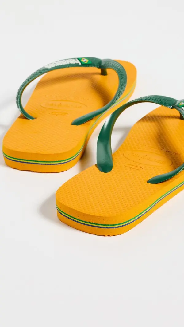 Havaianas Brazil Logo Flip Flops