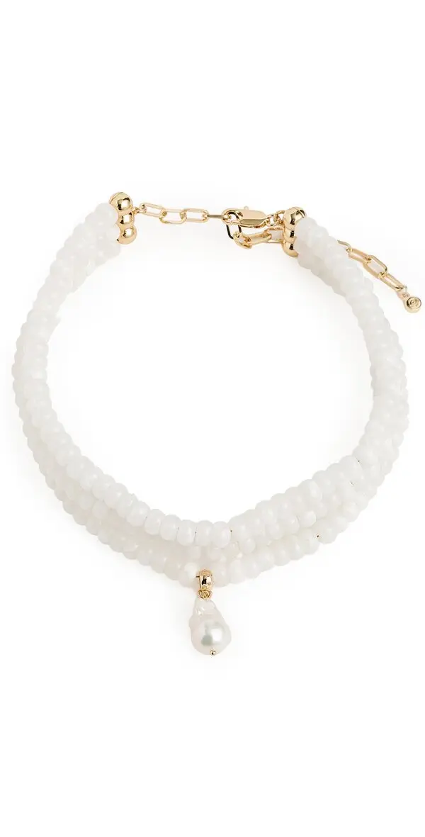Ettika Marina Layers Necklace - Bone