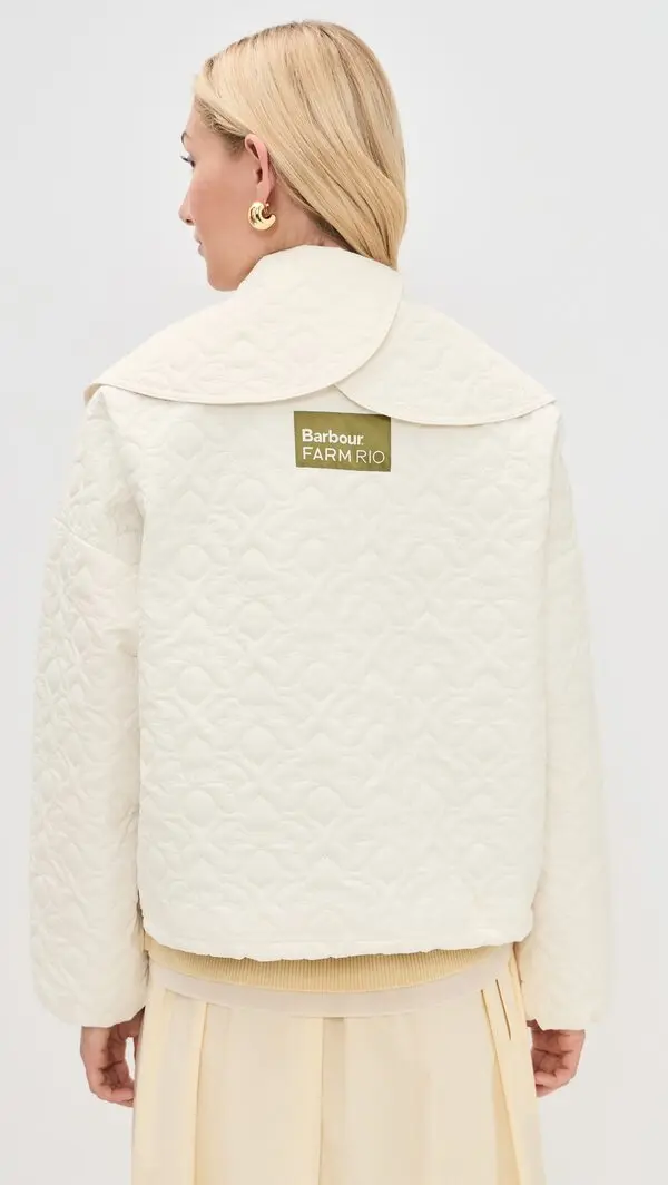Barbour X Farm Rio Lotus Quilted Jacket