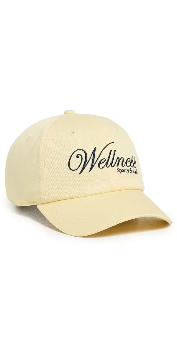 SPORTY & RICH Avenue Cap - Almond Dark Navy