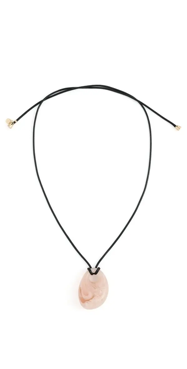 Ettika Resin Pendant Necklace - Blush