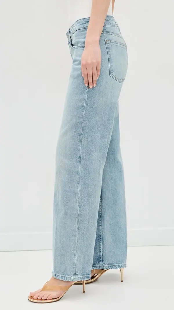 Good American Low Rise Loose Jeans