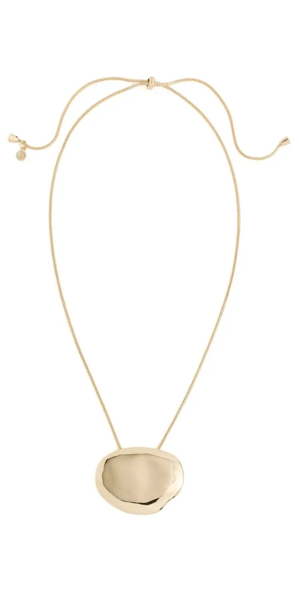 Ettika Molten Pendant Necklace - Gold