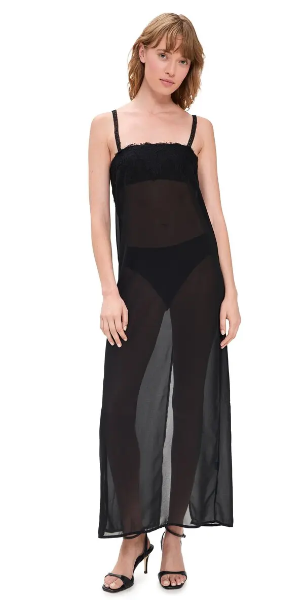 Lioness Glacial Maxi Dress - Noir