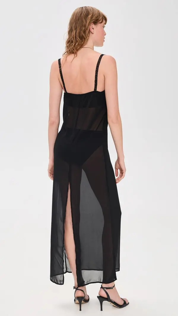 Lioness Glacial Maxi Dress - Noir