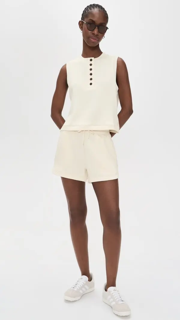 Varley Coulter High-rise Shorts - Pristine