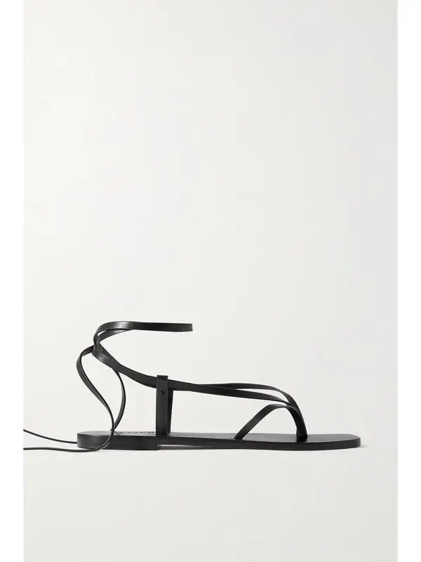 A.emery Nolan Leather Sandals - Black