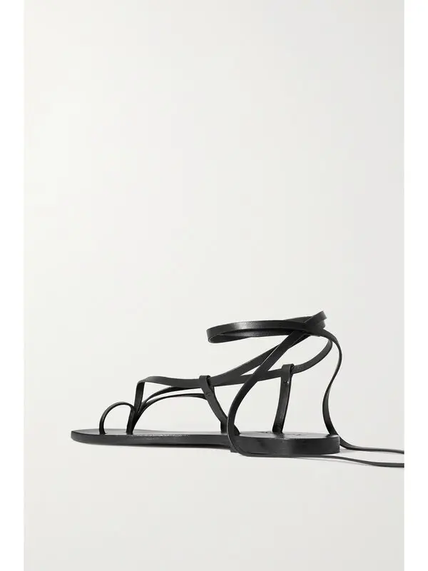 A.emery Nolan Leather Sandals - Black