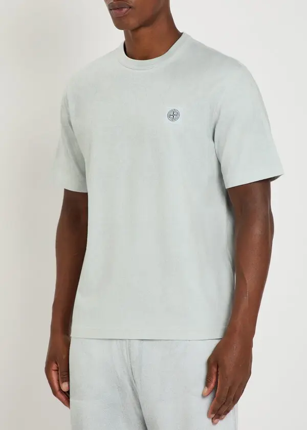 Stone Island Reflective Cotton T-shirt - Blue
