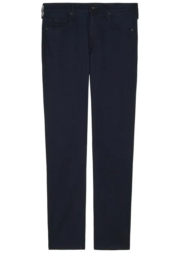 Paige Lennox Slim-leg Jeans - Navy