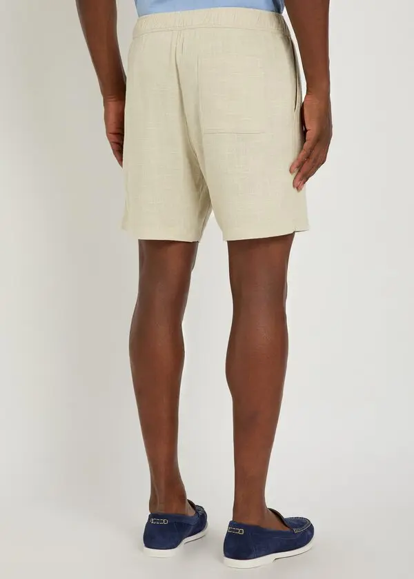 Paige Elijah Woven Shorts - Cream