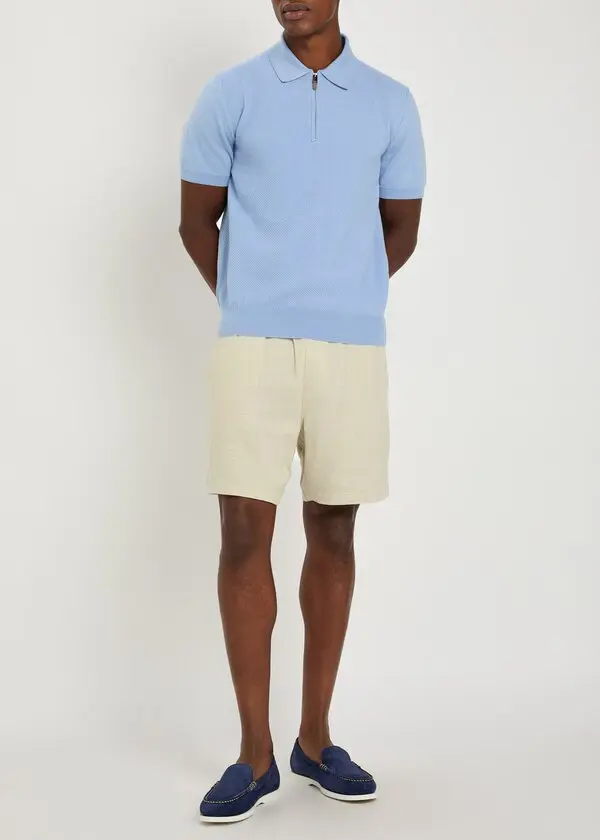 Paige Elijah Woven Shorts - Cream