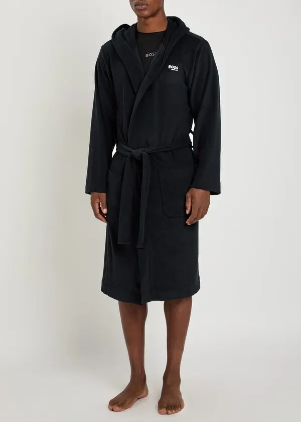 BOSS Hooded Terry Robe