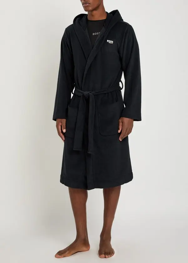 BOSS Hooded Terry Robe