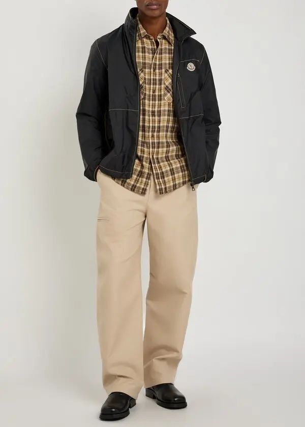 Moncler Arrakis Hooded Nylon Jacket - Black