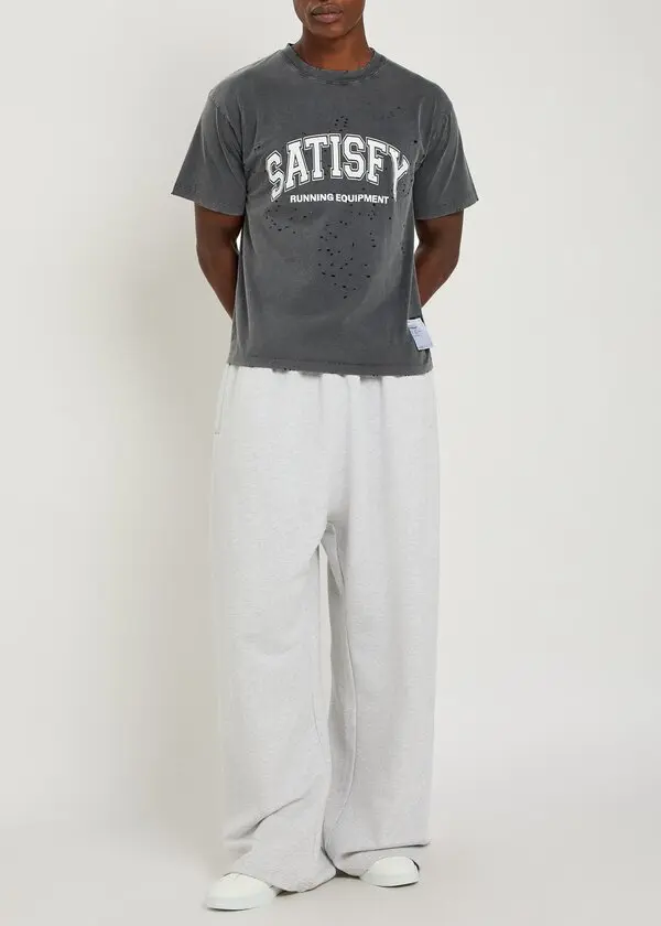Satisfy Mothtech Distressed Cotton T-shirt