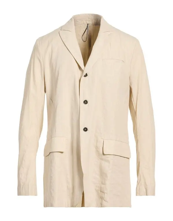 Masnada Striped Cotton And Linen Blazer
