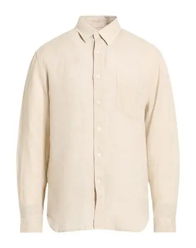 120% Lino Shirt Size Linen - Beige