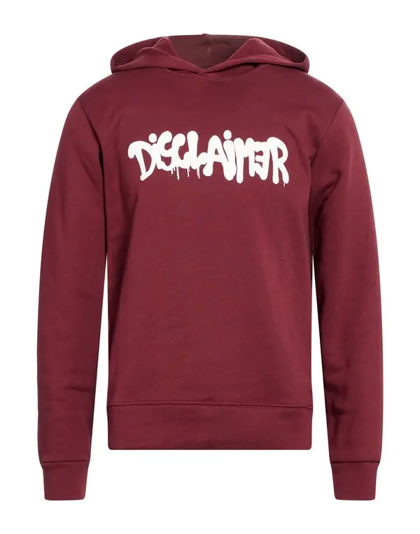 DISCLAIMER Sweatshirt Cotton With Print - Red