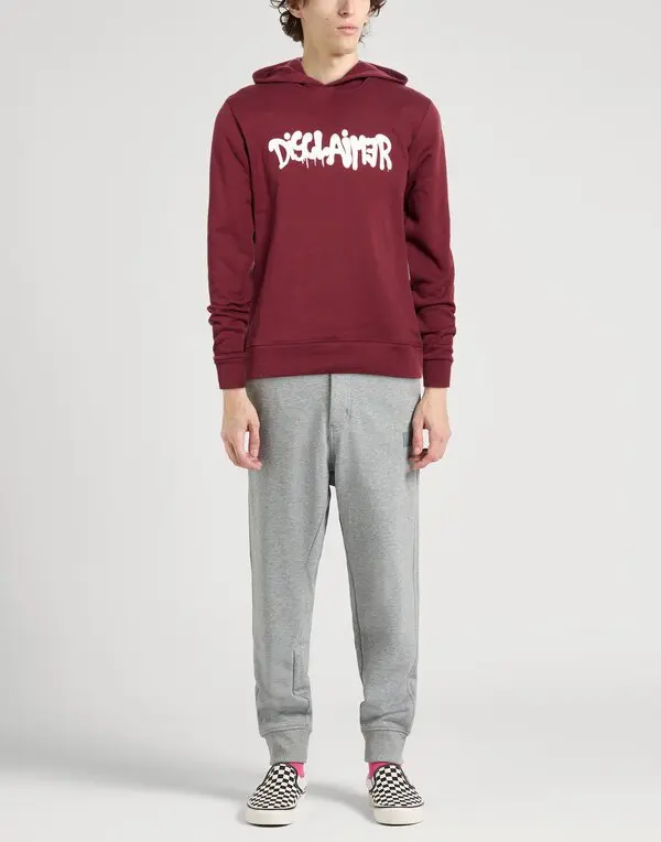 DISCLAIMER Sweatshirt Cotton With Print - Red