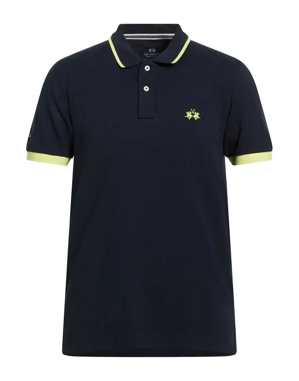 LA MARTINA Polo Shirt Size Cotton - Navy